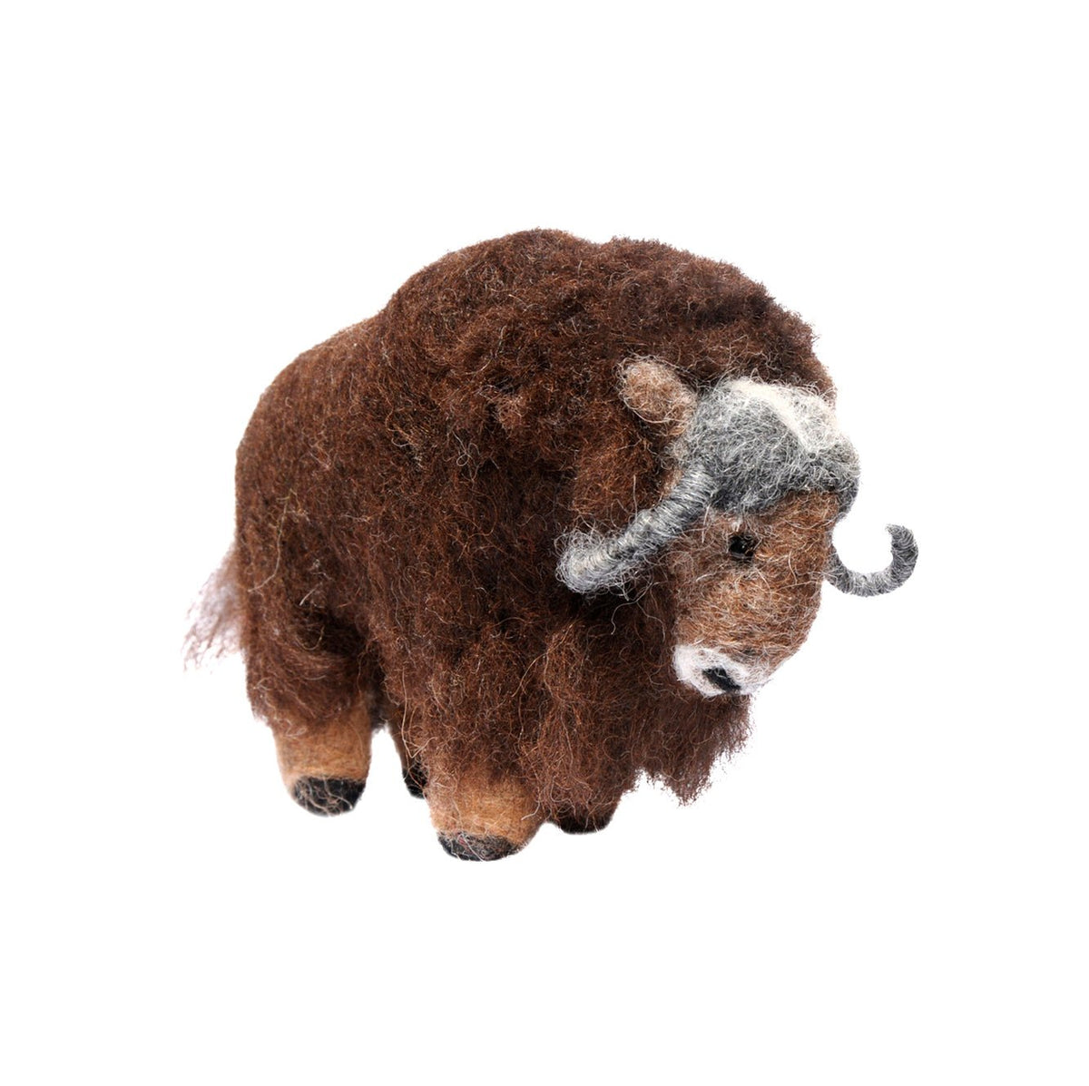 Musk Ox - Handcrafted Alpaca Sculpture | Lanart – Lanart Alpaca