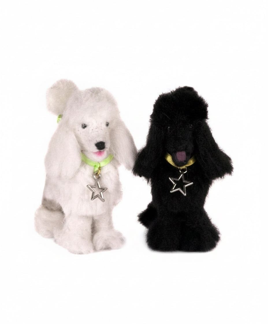 Poodle Felted Alpaca Dog Ornament in 2 Colors – Lanart Alpaca