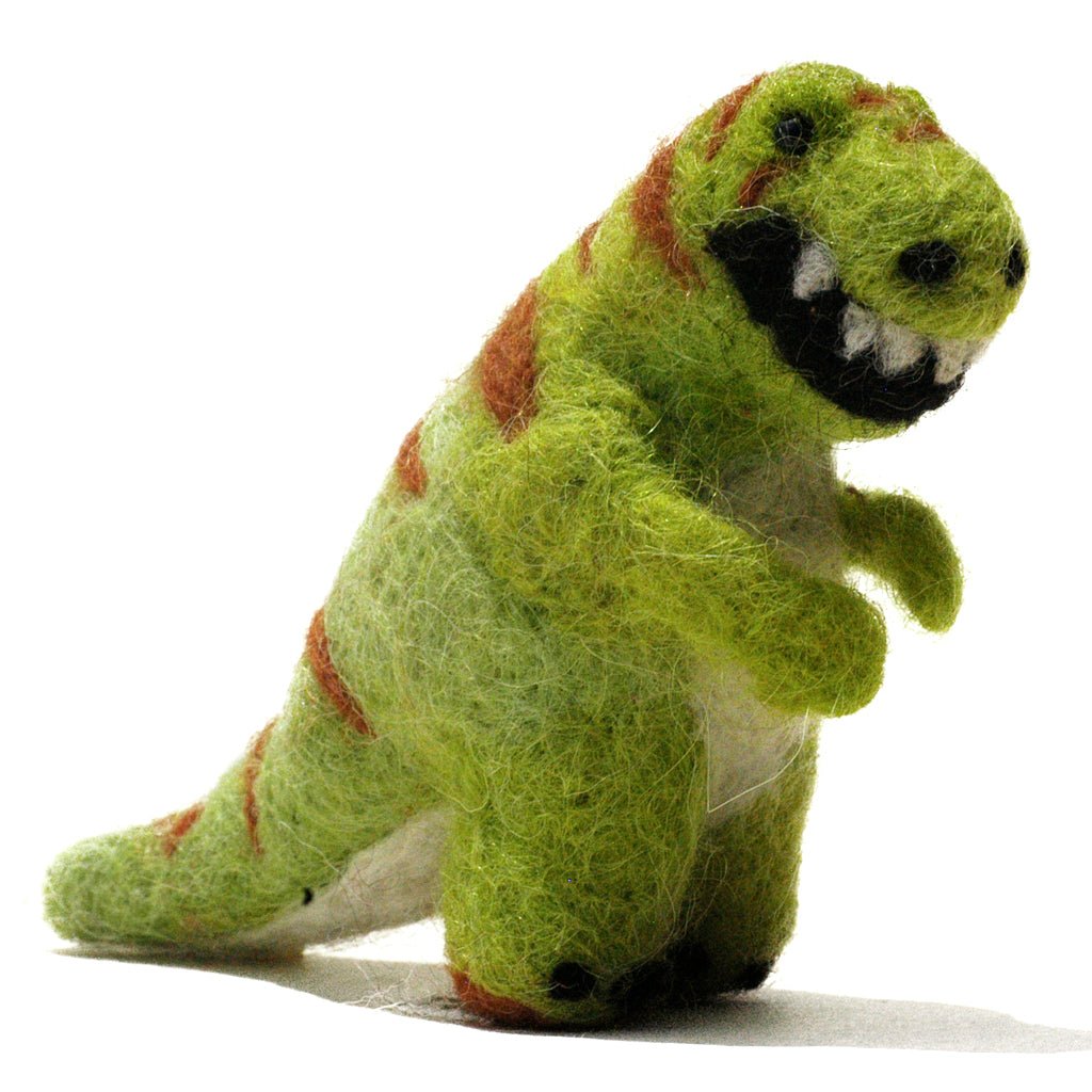 T-Rex Dinosaur: Felted Alpaca Sculpture | Lanart – Lanart Alpaca